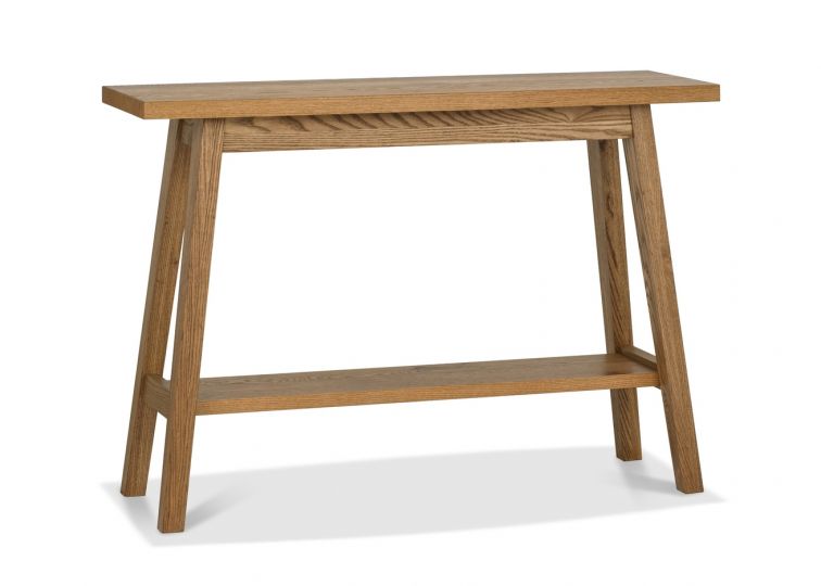 Shoreditch Console Table with Shelf | Rustic Oak Furniture | Taskers