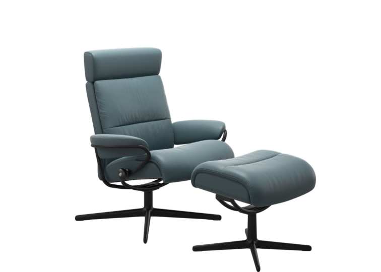 Stressless Tokyo Adjustable Headrest Cross Chair | Stressless Recliners ...
