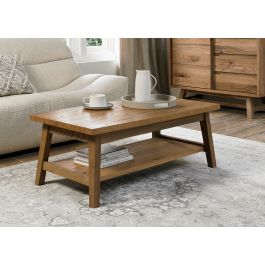 Shoreditch Coffee Table | Rustic Oak Coffee Table | Taskers