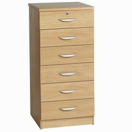 Home Office Six Drawer Unit