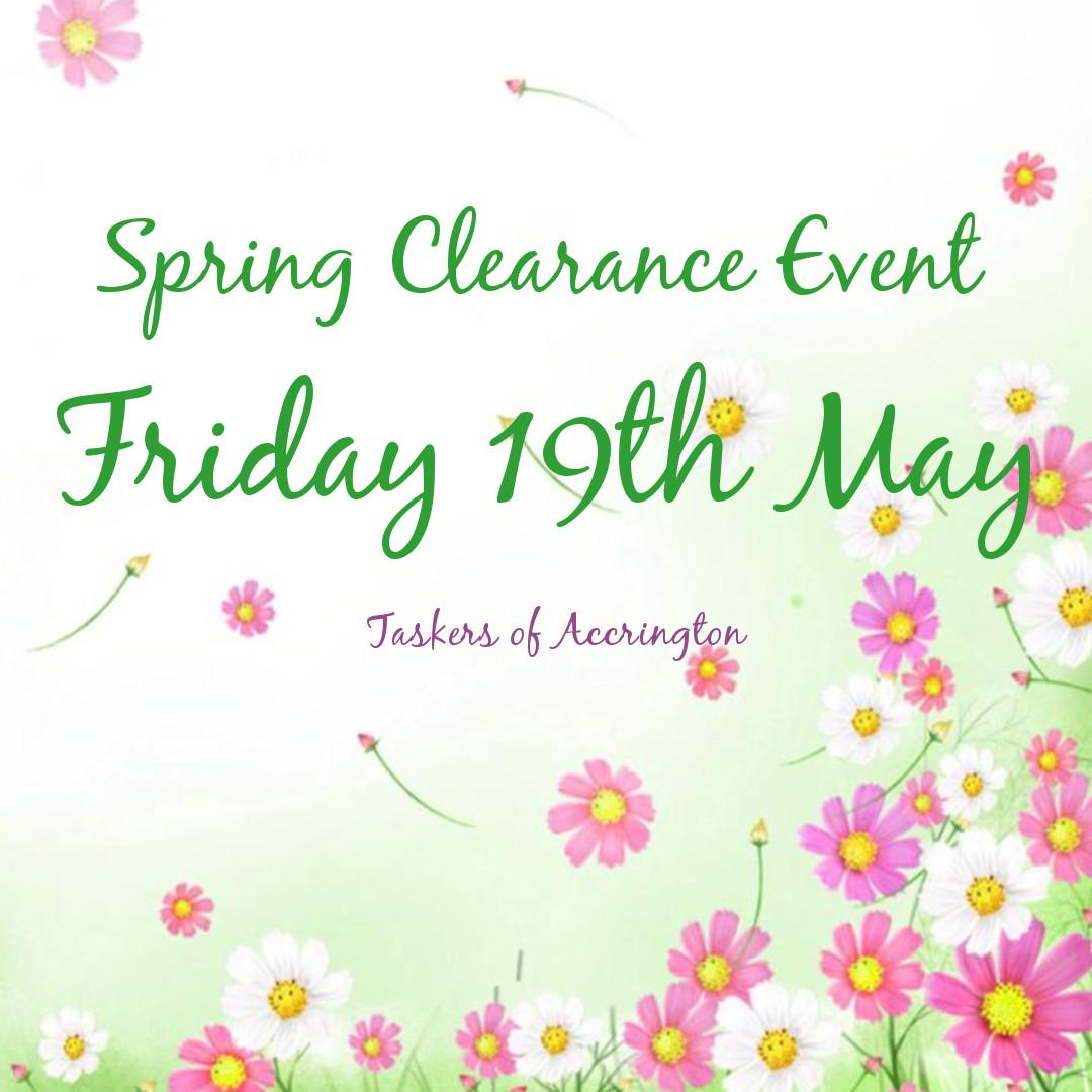 Spring Clearance Event 2017 - Taskers